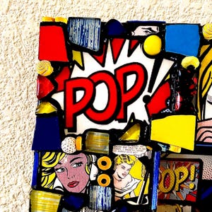 NYC Pop Art Comic Book Collage Art/roy Lctenstein Art/pop Art/people ...
