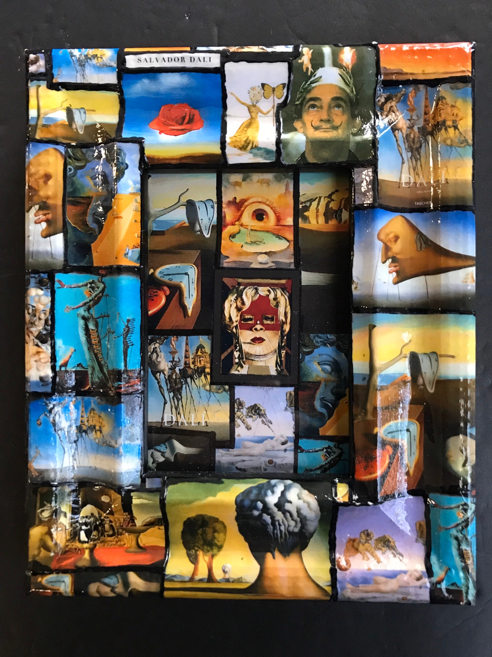 Salvador Dali Surrealist Art Frame/collage - Etsy