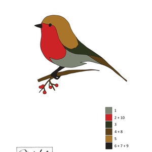 Robin Applique PDF Pattern - Suitable for All Skill Levels - Etsy UK