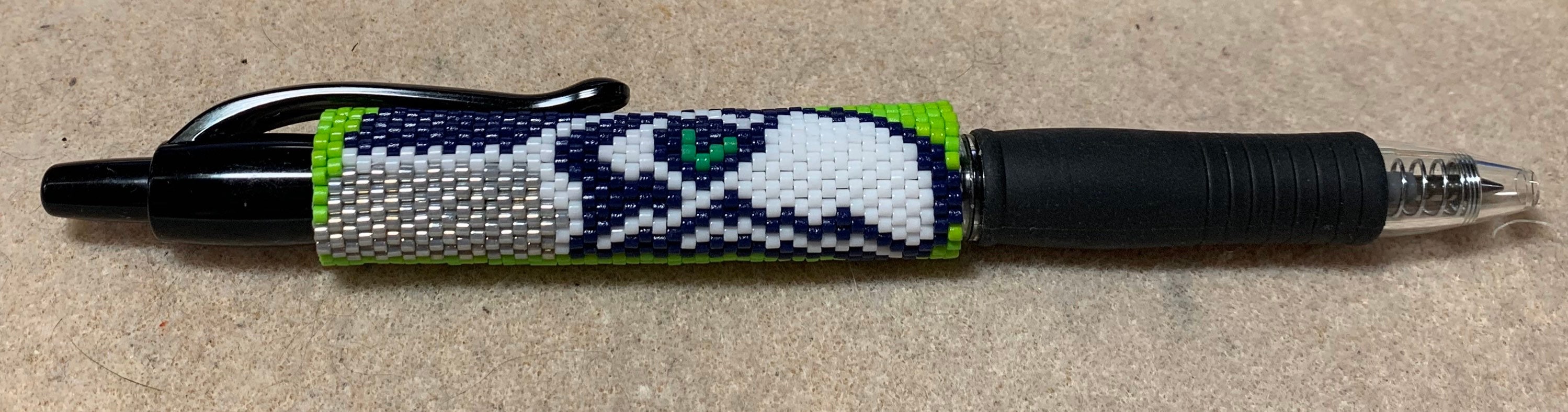 Seattle Seahawks Pen Cover/pen Wrap - Etsy