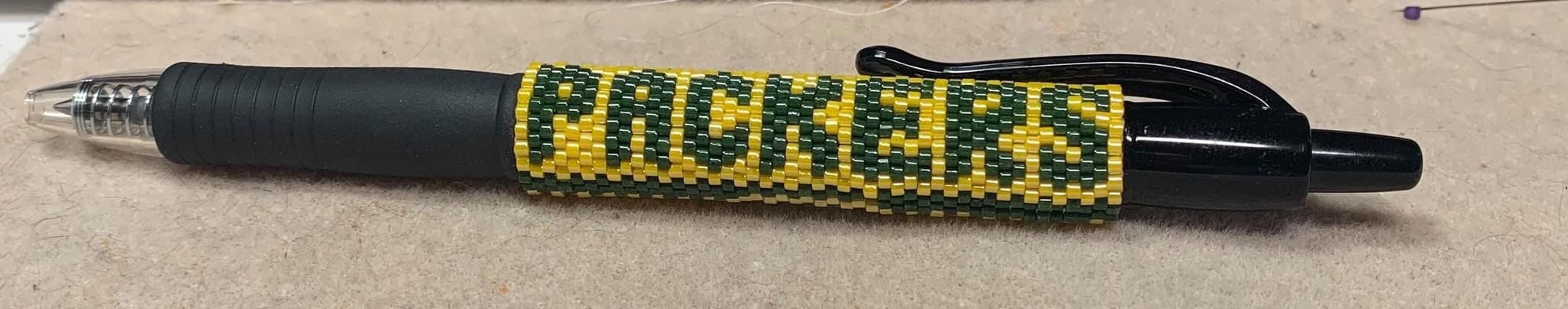 Green Bay Packers Pen Wrap - Etsy