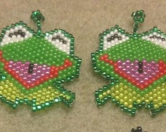 Kermit the Frog Earrings - Etsy