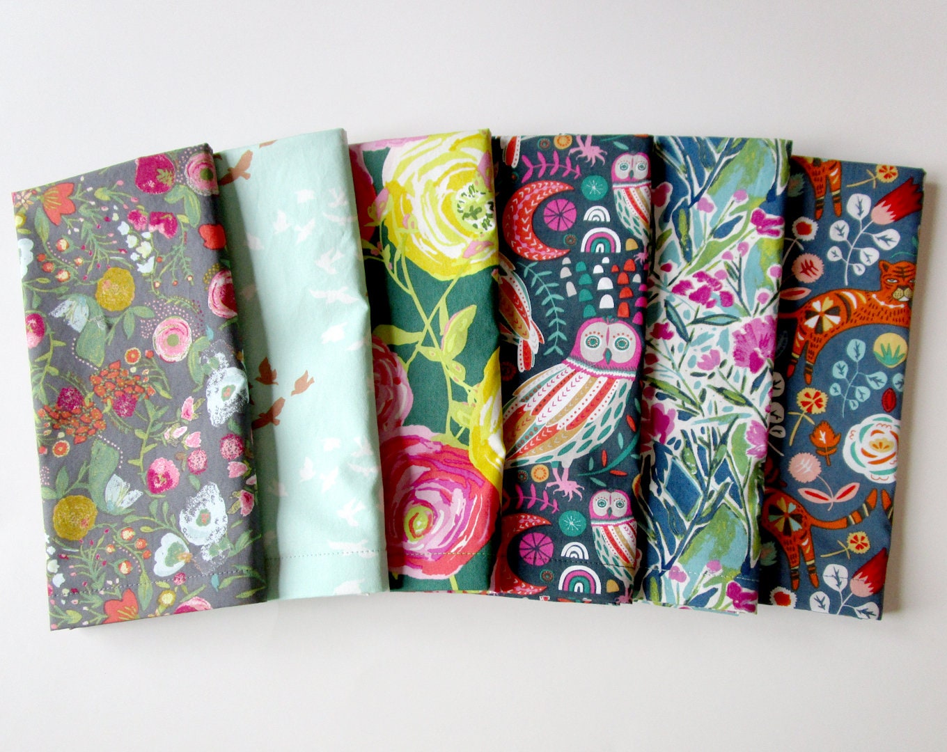 Cloth Napkins Set of 6 Large Dinner Table Napkins | Etsy