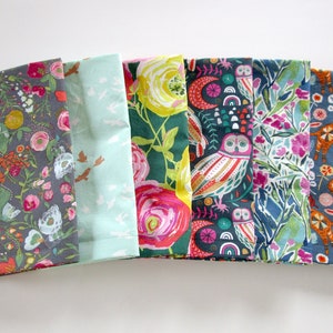 Cloth Napkins Set of 6 Large Dinner Table Napkins Mismatched, Assorted ...