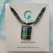 Plaid Tartan Pendant, Choose Your Scottish Family Clan Jewellery, Handmade in Scotland - Etsy