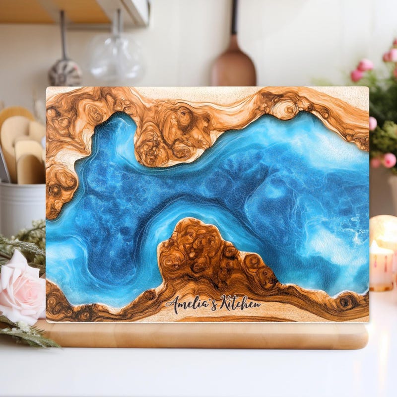 Resin Chopping Board - Etsy