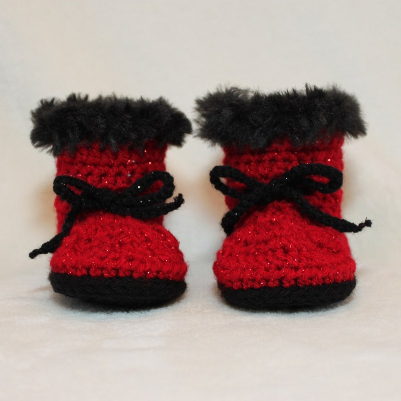 Black Baby Boots - Etsy