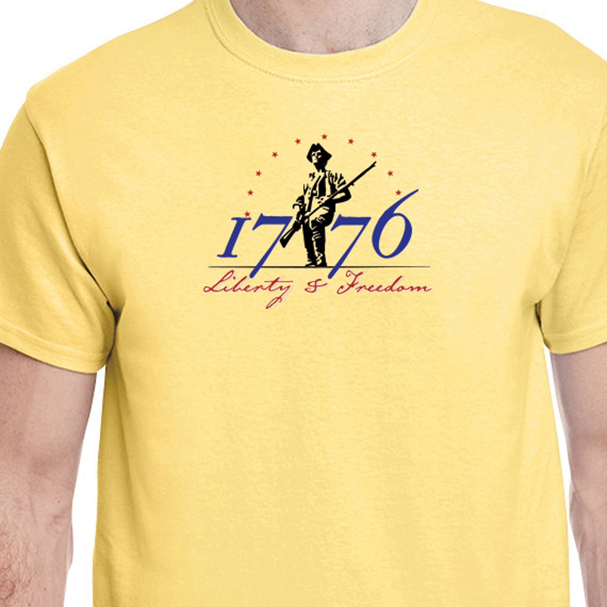 Liberty and Freedom 1776 T-shirt, American Revolution T-shirt ...