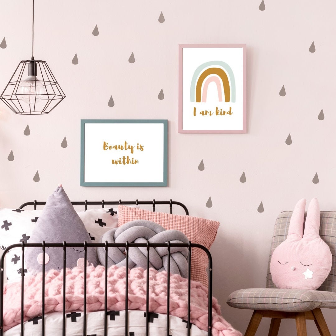 I Am Kind, Affirmation Poster, Wall Art, PDF Print, Instant Download ...