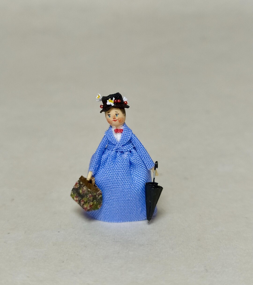 Mini Doll Peg Mary Poppins 1:12 Scale. 22 Mm High Approximate. - Etsy