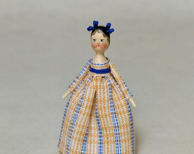 Mini Doll Peg 1:12 Scale. 32-35 Mm High Approximate. - Etsy