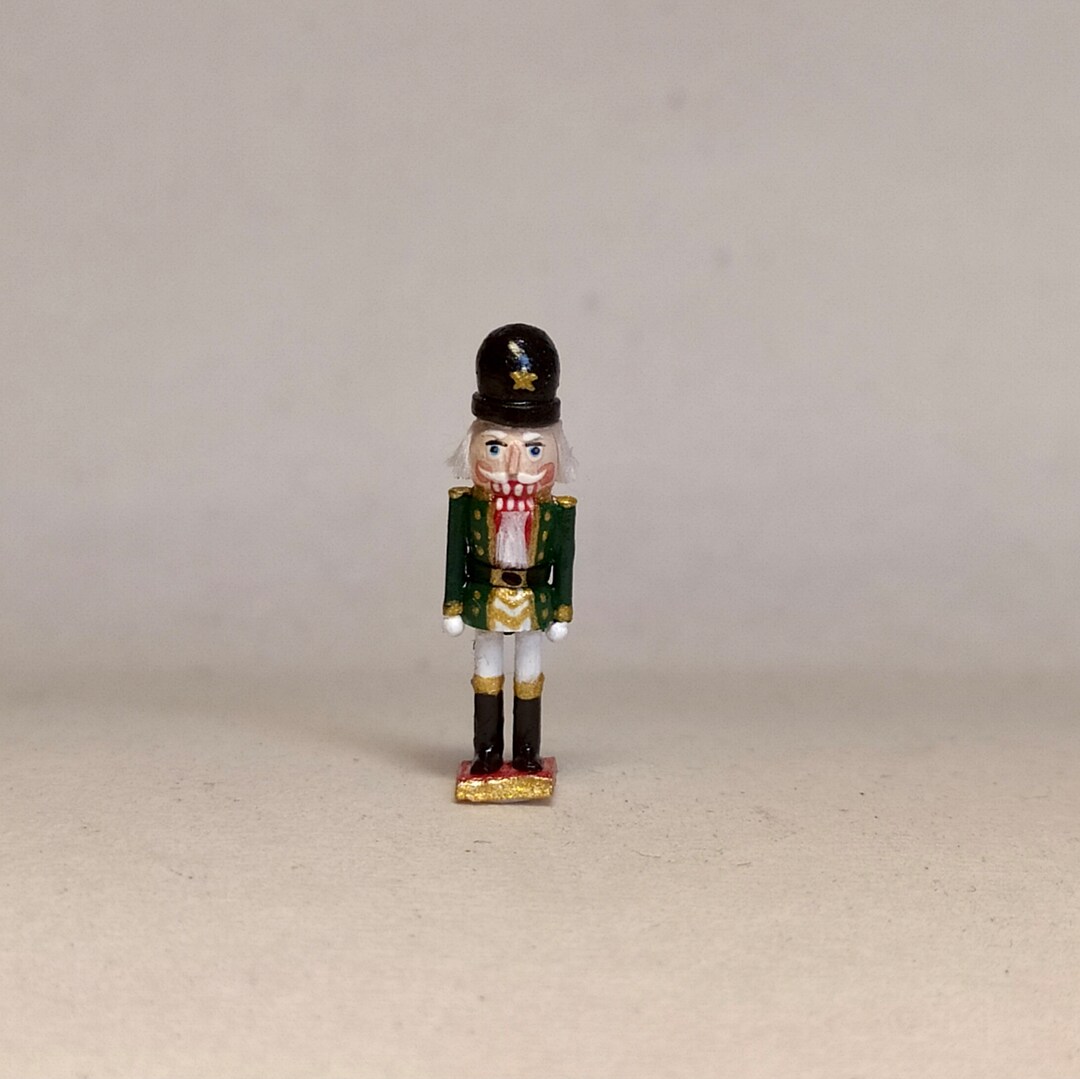 Miniatura Nutcracker. With Its Own Cardboard Box . Scale 1:12 - Etsy
