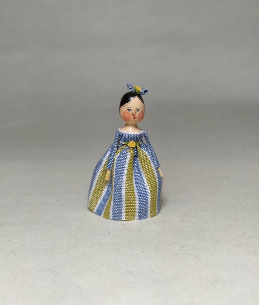 Mini Doll Peg 1:12 Scale. 30 Mm High Approximate. - Etsy