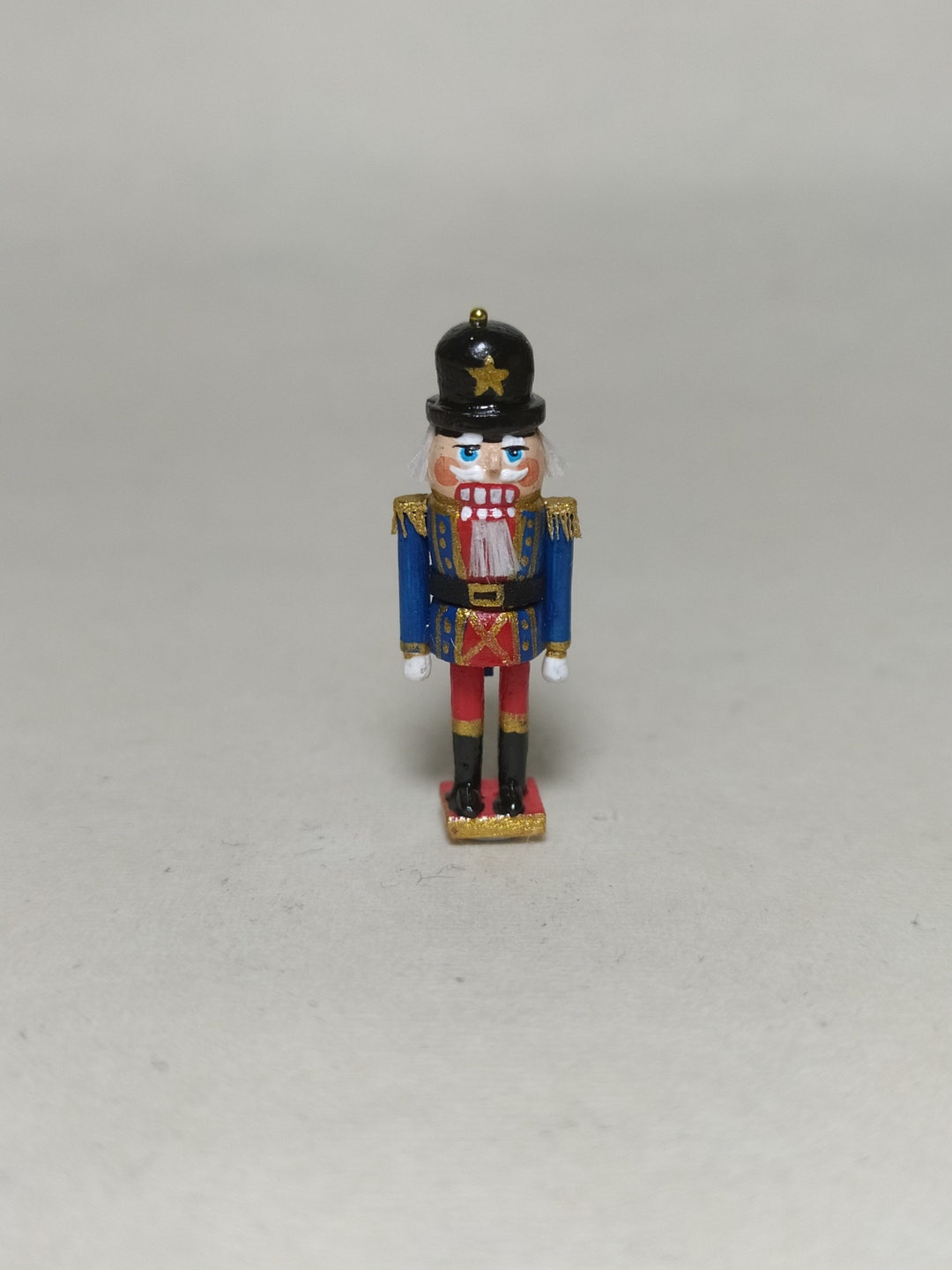Miniatura Nutcracker .with Its Own Cardboard . Scale 1:12 .25-30 Mm ...