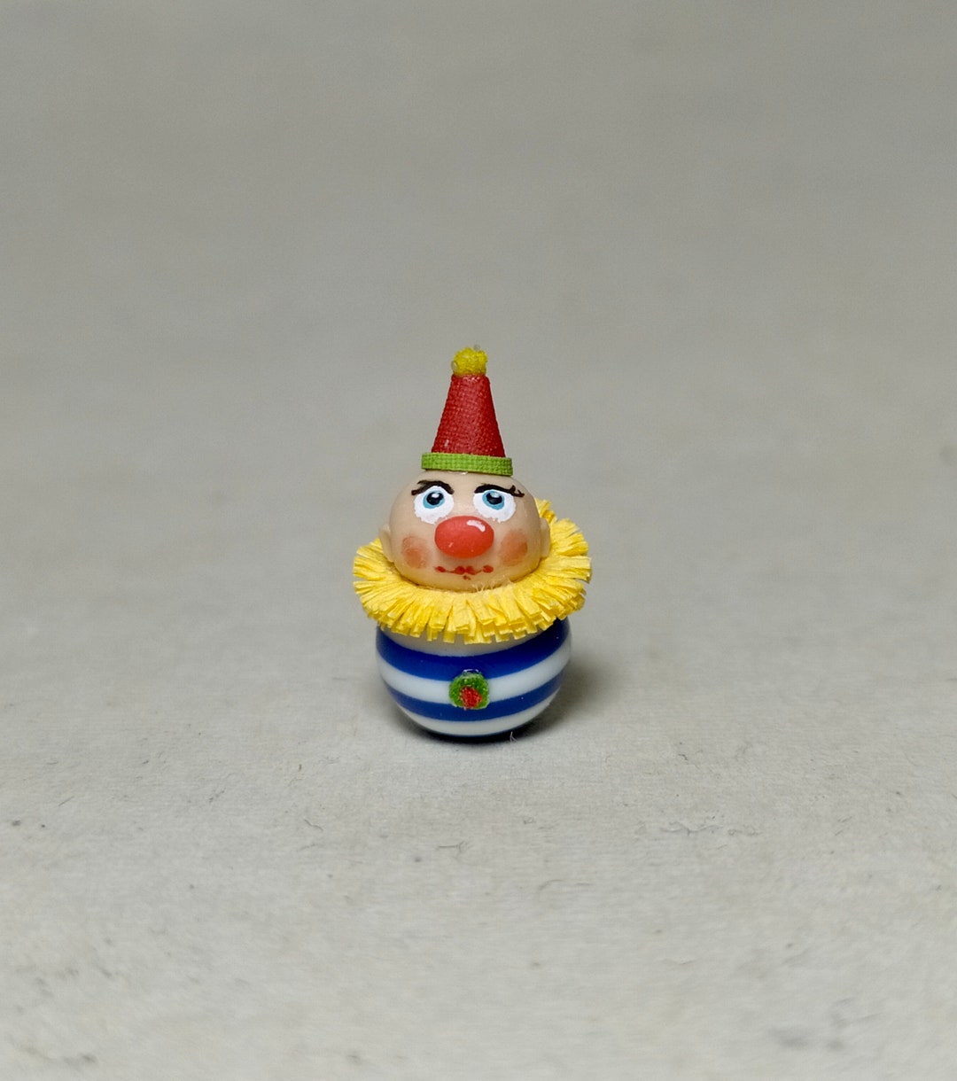 Miniature Rolly Polly .mini Clown Toy 1:12. 15 Mm Height - Etsy