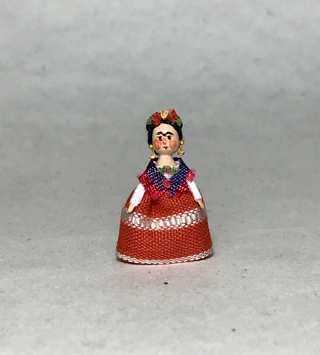 Frida Kahlo Mini Doll Peg 1:12 Scale. 20 Mm High Approximate. - Etsy