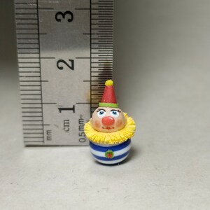 Miniature Rolly Polly .mini Clown Toy 1:12. 15 Mm Height - Etsy