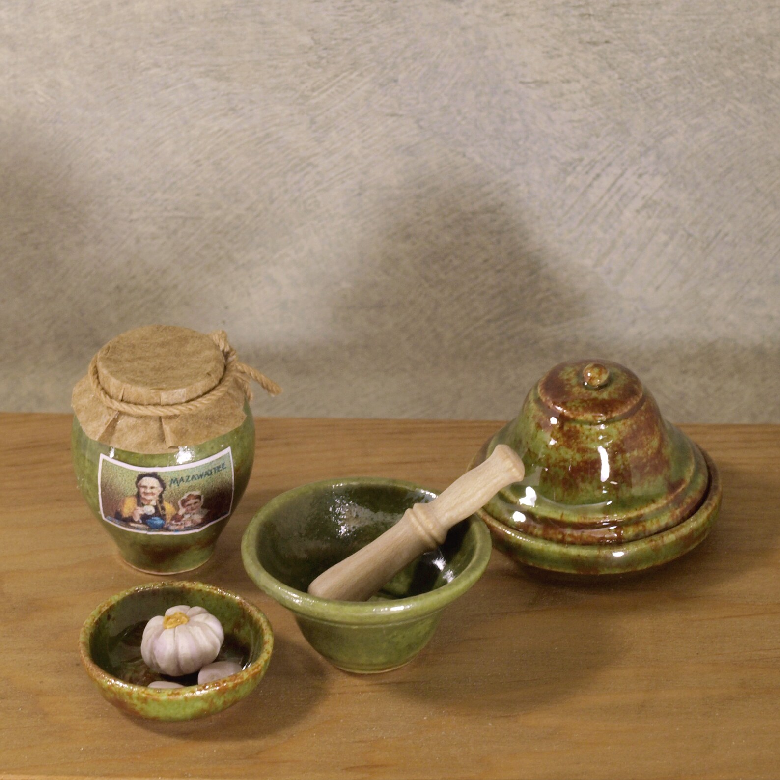 Ceramic Food Pot Scale 1:12. Making Handmade and Glazed by - Etsy