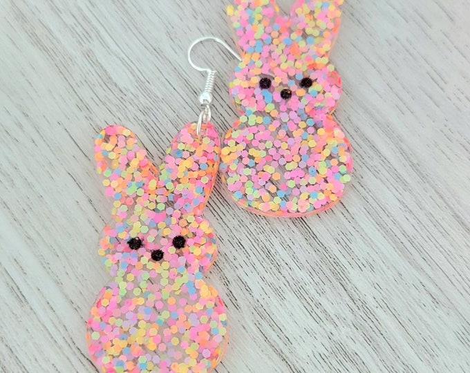 Easter Bunny Necklace Porcelain Rabbit Pendant Spring Has - Etsy