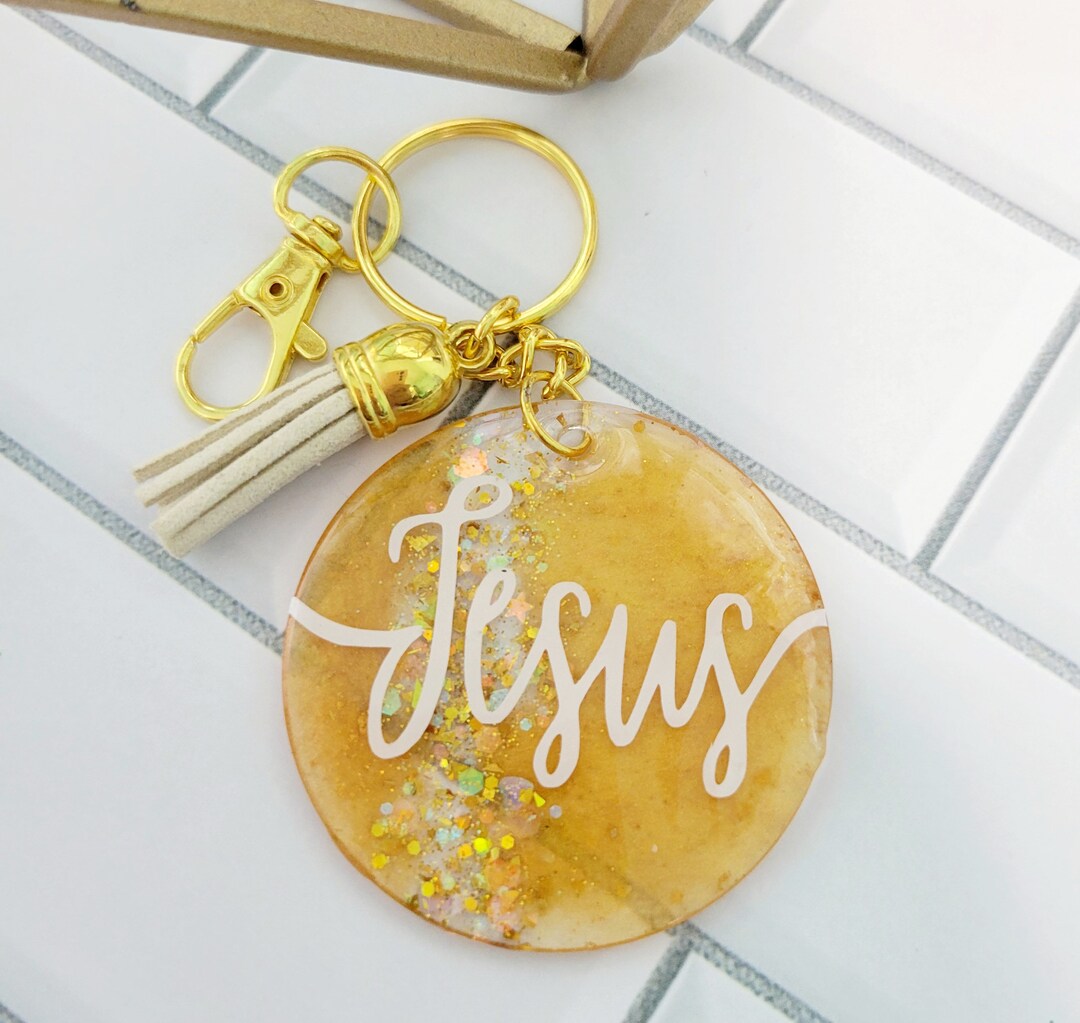 Jesus Christian Keychain - Etsy