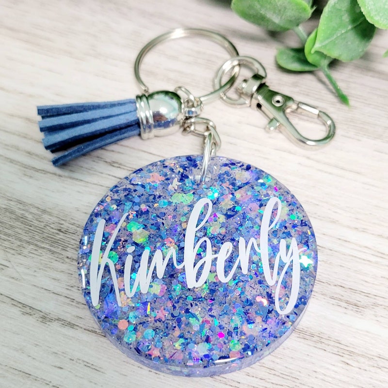 Resin Keychain - Etsy