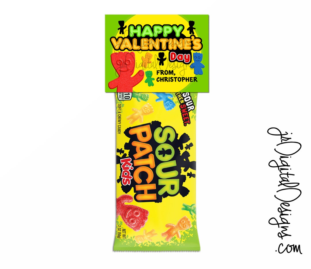 Sour Patch Kids Valentine Card Printable Sour Patch Kids Valentine ...