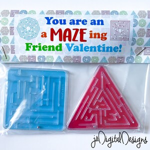 Maze Valentine Printable Card Maze Valentine Card Printable Maze ...