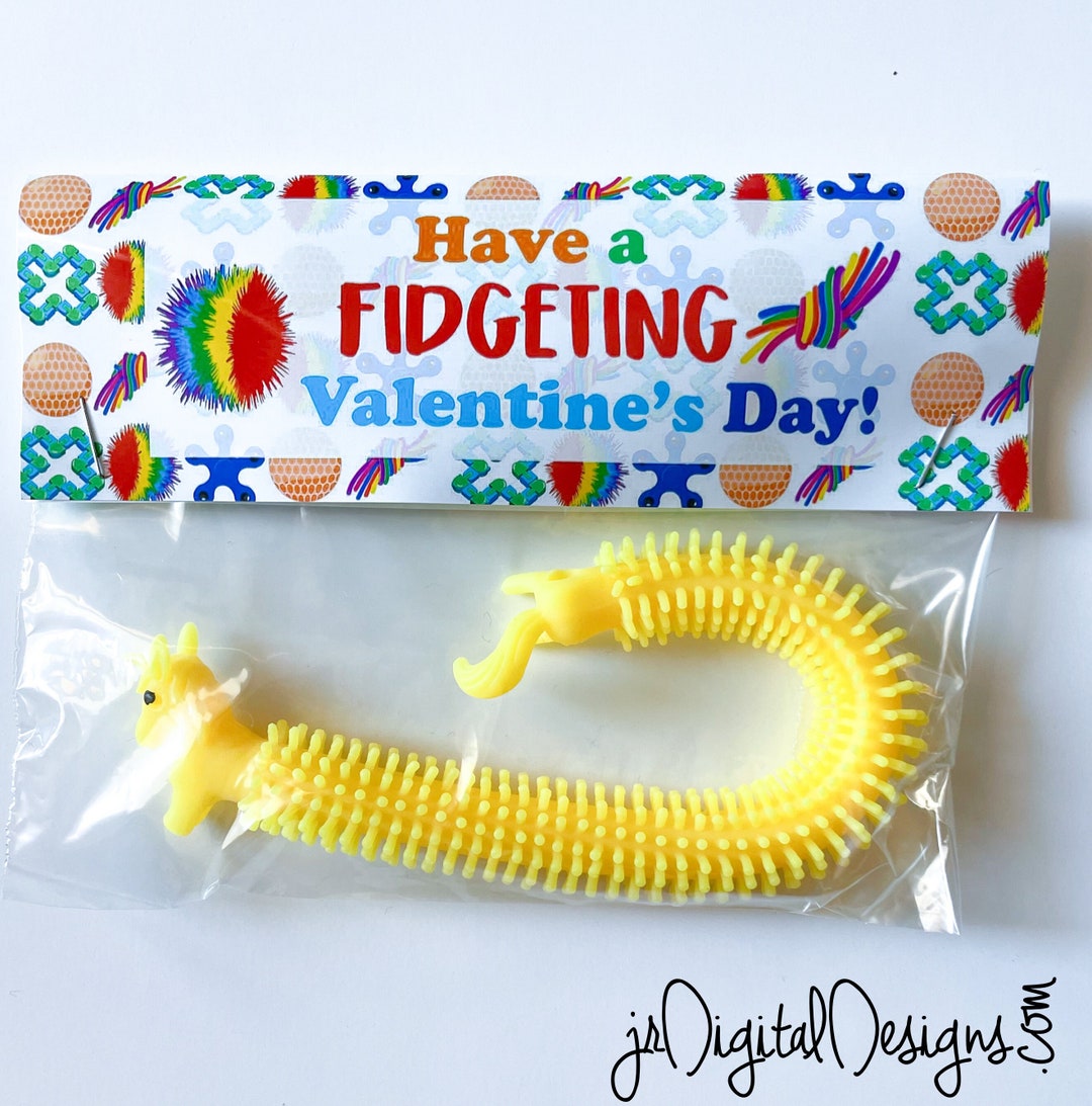 Valentine Printable Kid Cards Fidgets Valentines Day Card Fidget ...