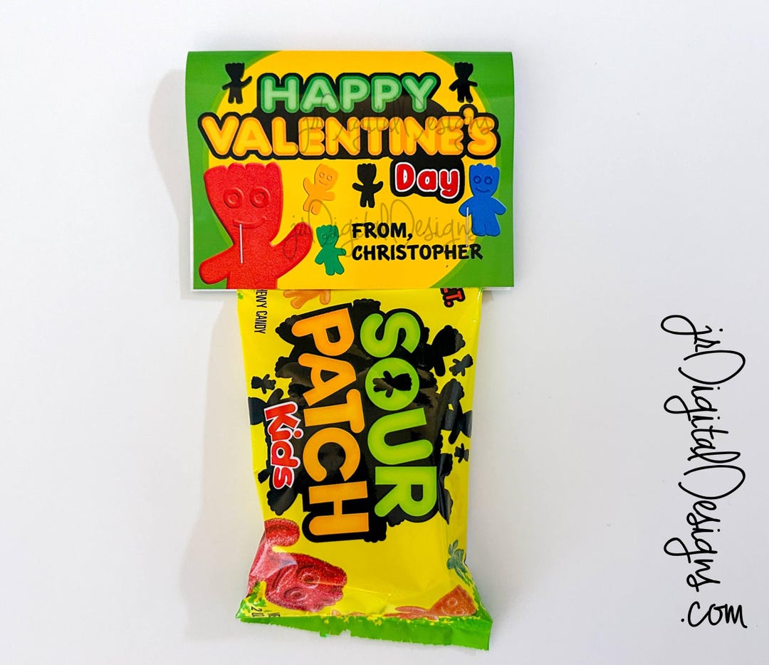 Sour Patch Kids Valentine Card Printable Sour Patch Kids Valentine ...