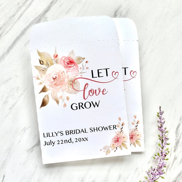 Wedding Seed Packets - Etsy