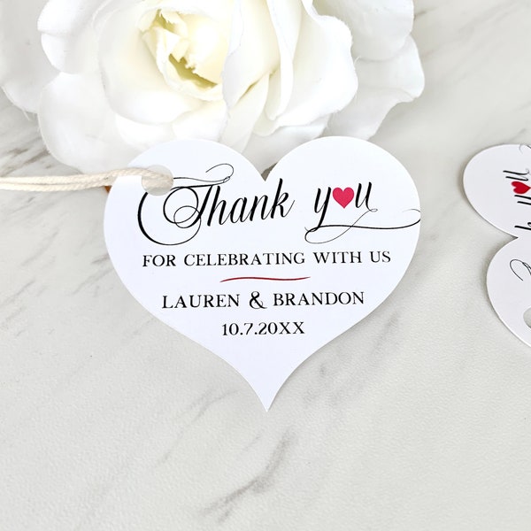 Wedding Heart Label - Etsy