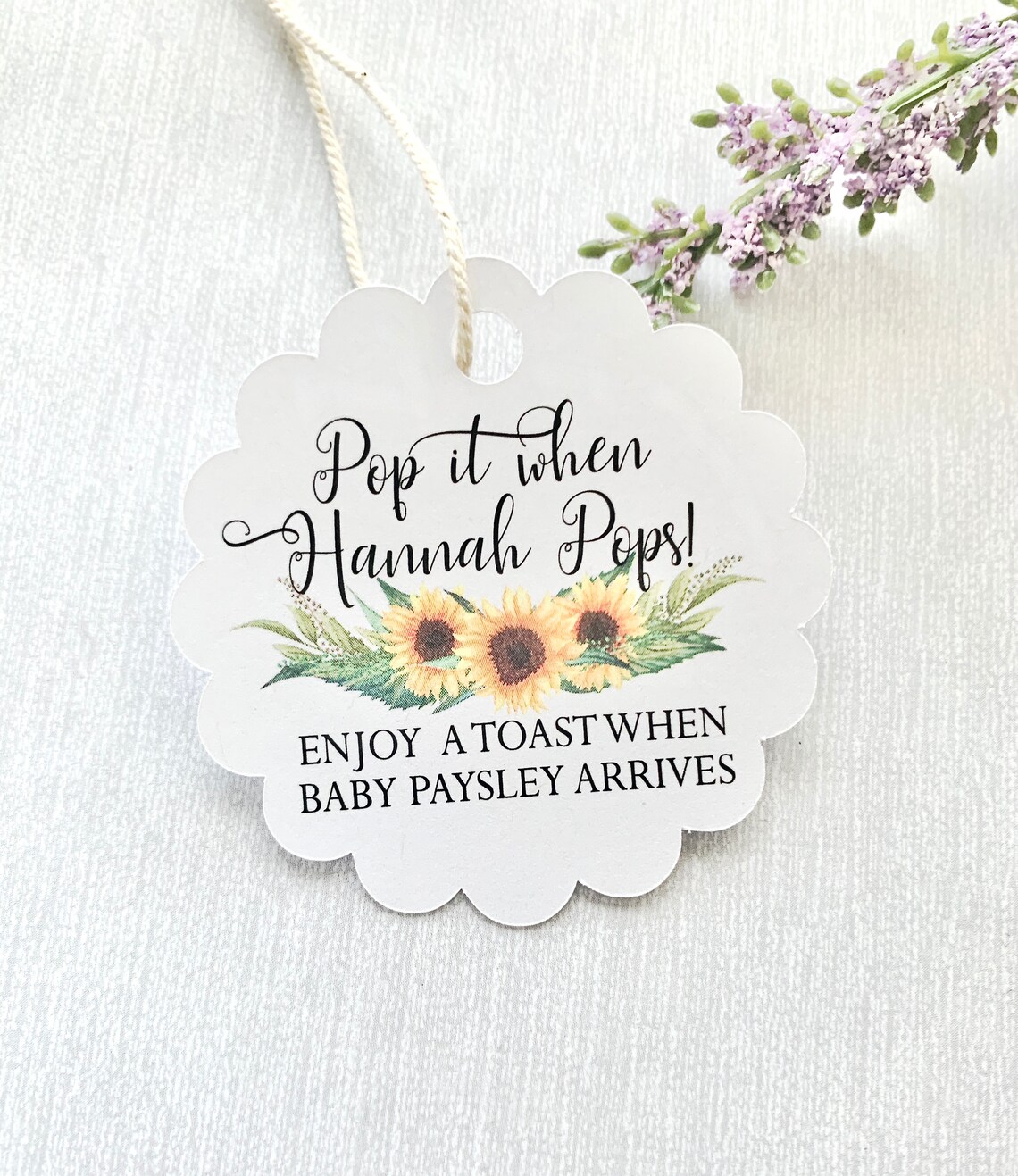 Pop It When She Pop Wine Favor Tags Baby Shower Labels - Etsy