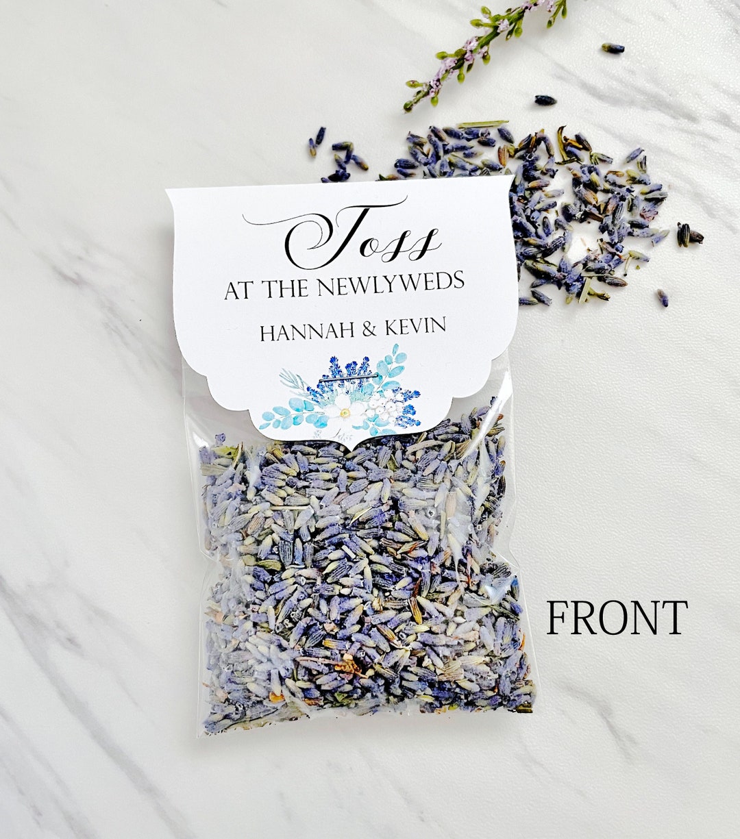 Personalized Lavender Toss Packets: Wedding Exit Toss - Etsy