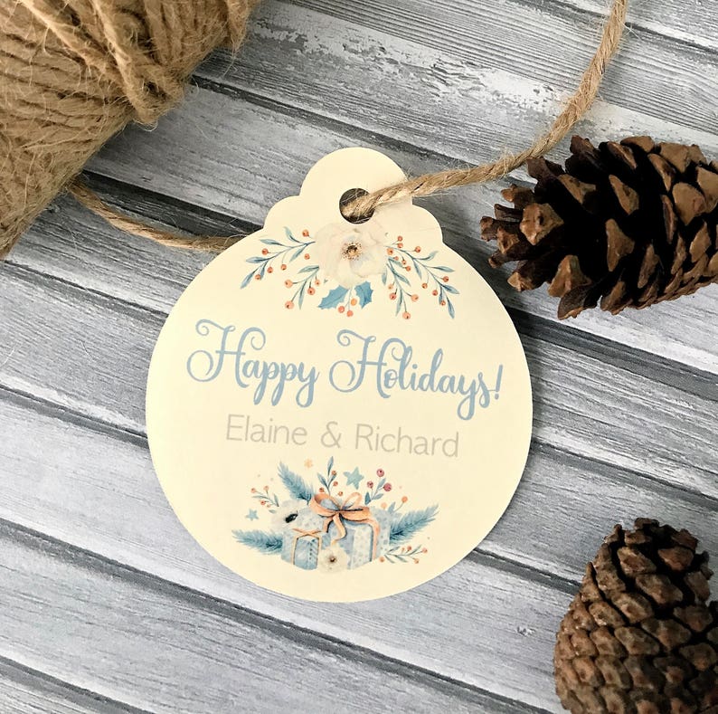 Personalized Christmas Tags Holidays Gift Tags Gift | Etsy