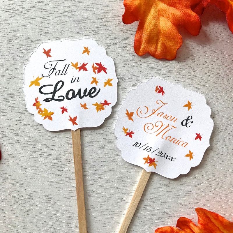 Fall Cupcake Toppers - Etsy