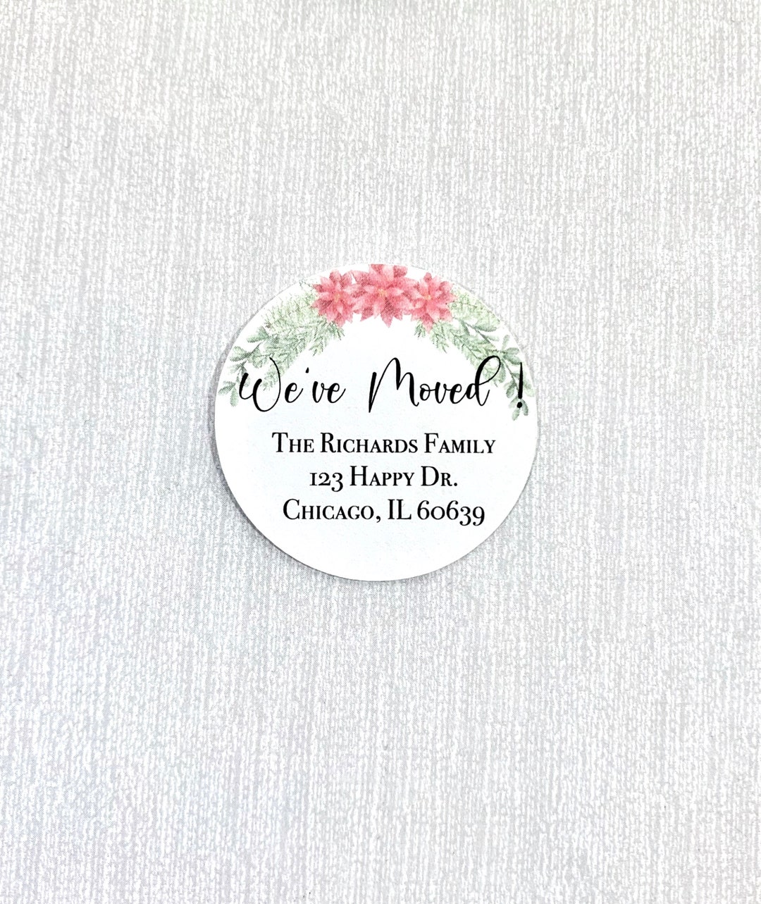 New Address Stickers, We've Moved Labels, Personalized - Etsy