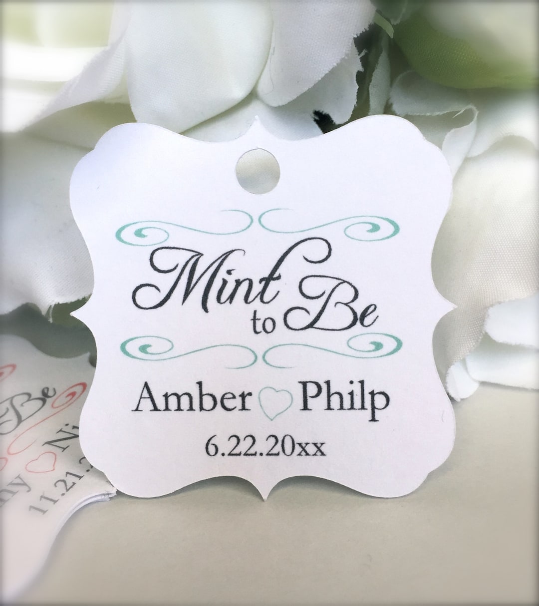 Mint to Be Labels, Mint Favor Tags - Set of 20 - Etsy