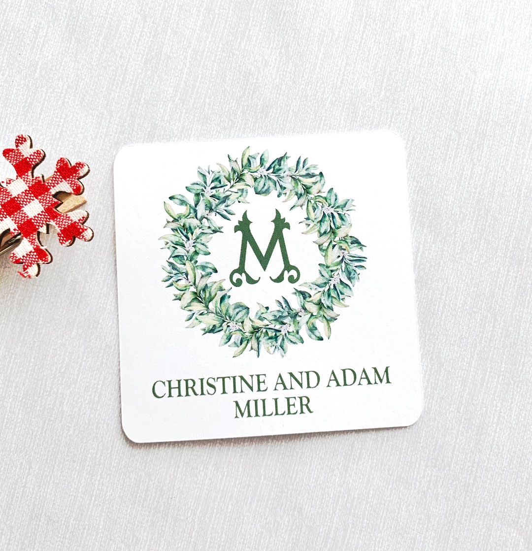 Christmas Stickers, Personalized Holiday Labels, Stickers for Gifts ...