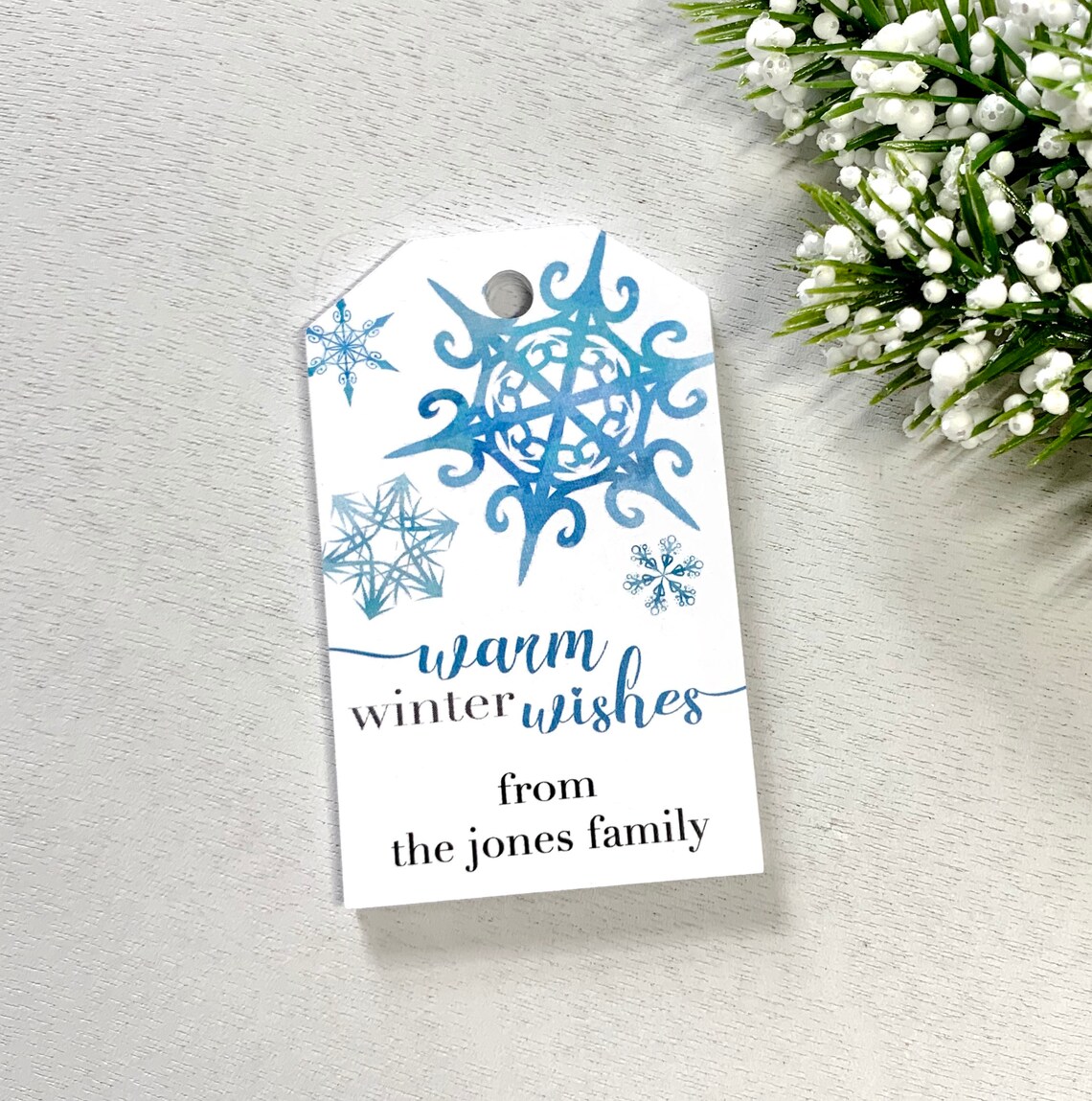 Holiday Gift Tags Personalized Labels Tags for Christmas | Etsy