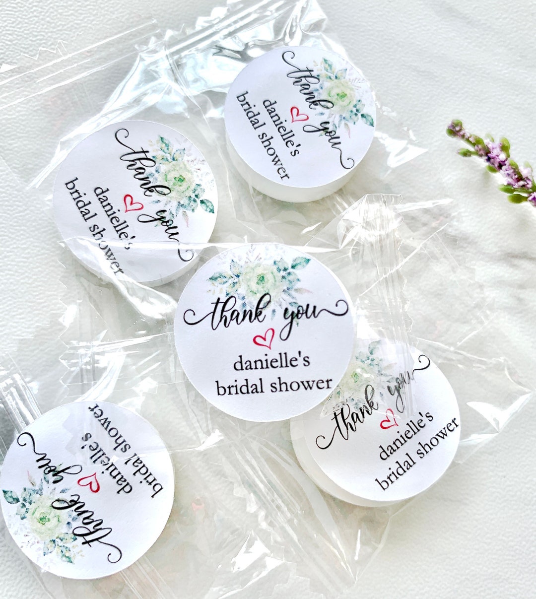 Personalized Bridal Shower Mints, Mint Favors - Etsy