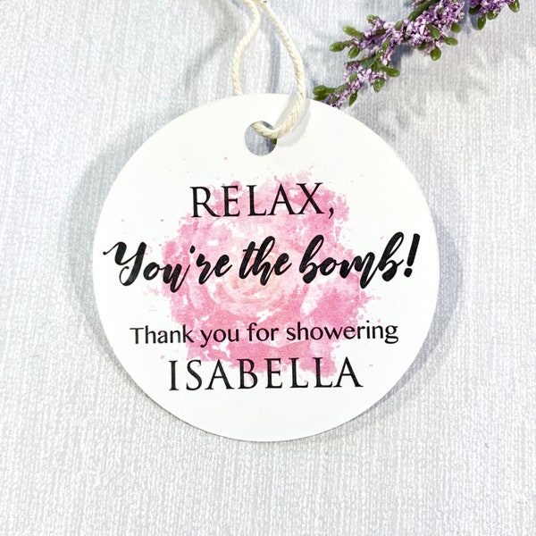 Bath Bomb Tag - Etsy