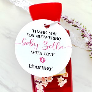 Personalized Baby Shower Tags Printed Baby Shower Label Set - Etsy