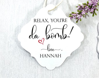 Bath Bomb Tag | Etsy