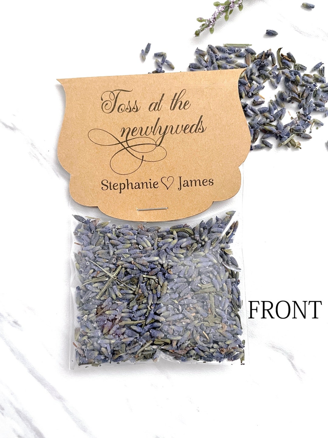 Wedding Confetti Toss, Personalized Lavender Packets, Wedding Exit Toss ...