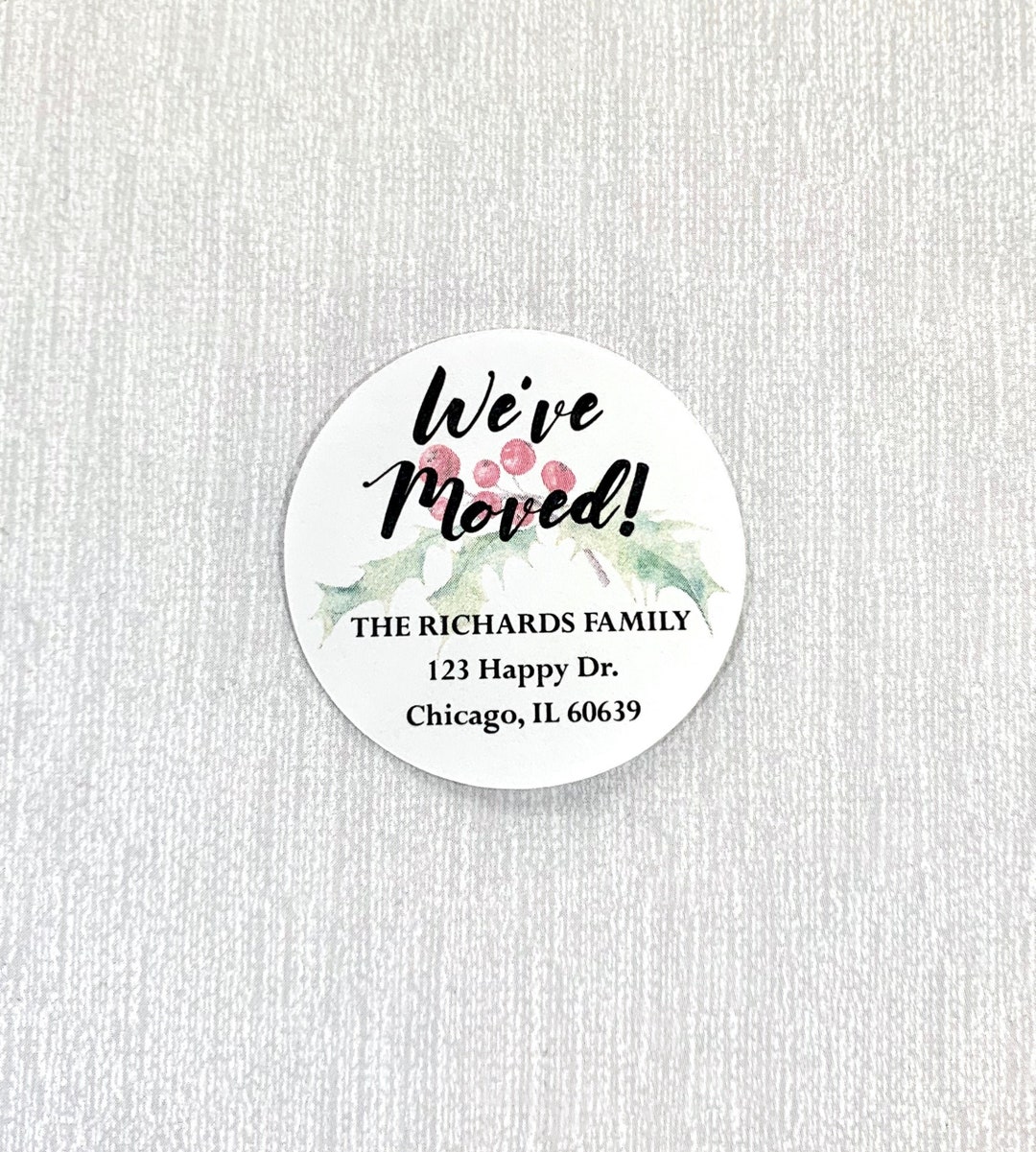 Personalized New Address Stickers: We've Moved Labels - Etsy