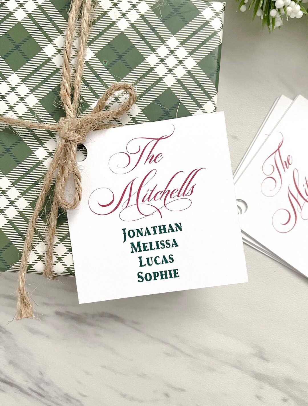 Personalized Gift Tags, Labels for Presents, Christmas Tags, Gift ...