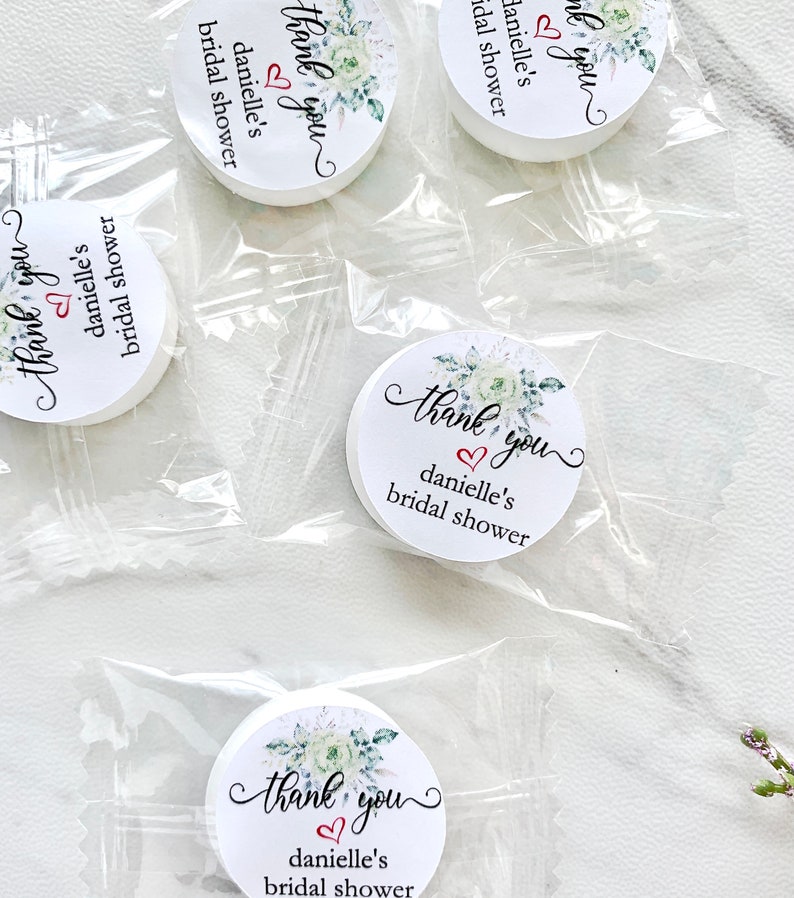Personalized Bridal Shower Mints, Mint Favors - Etsy