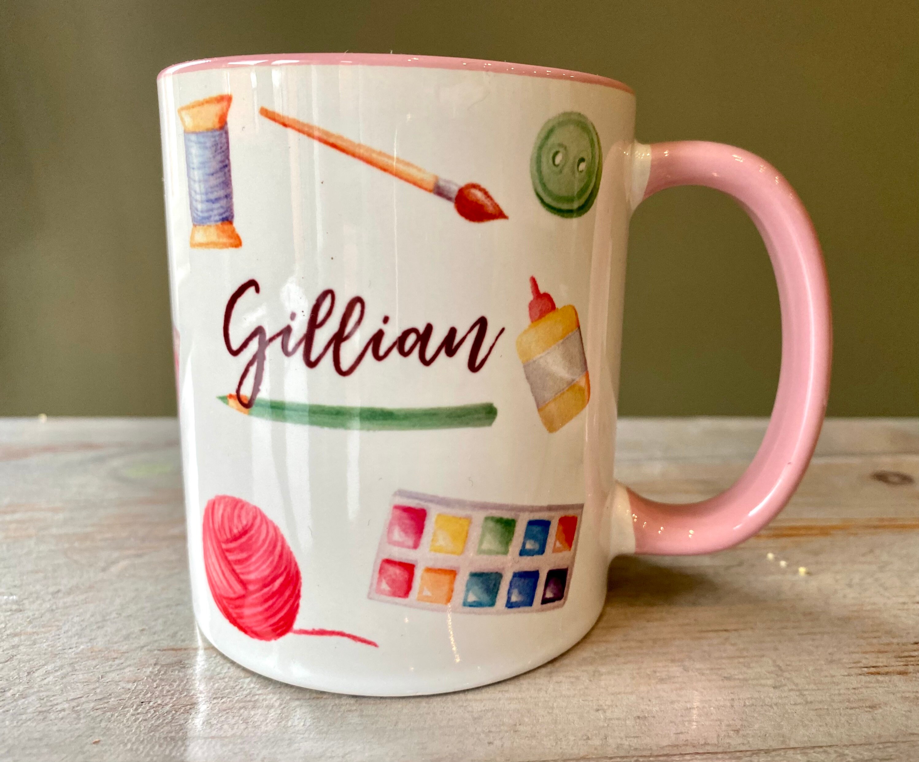 Personalised Crafter Craftaholic Mug for Her Gift for Sewing | Etsy
