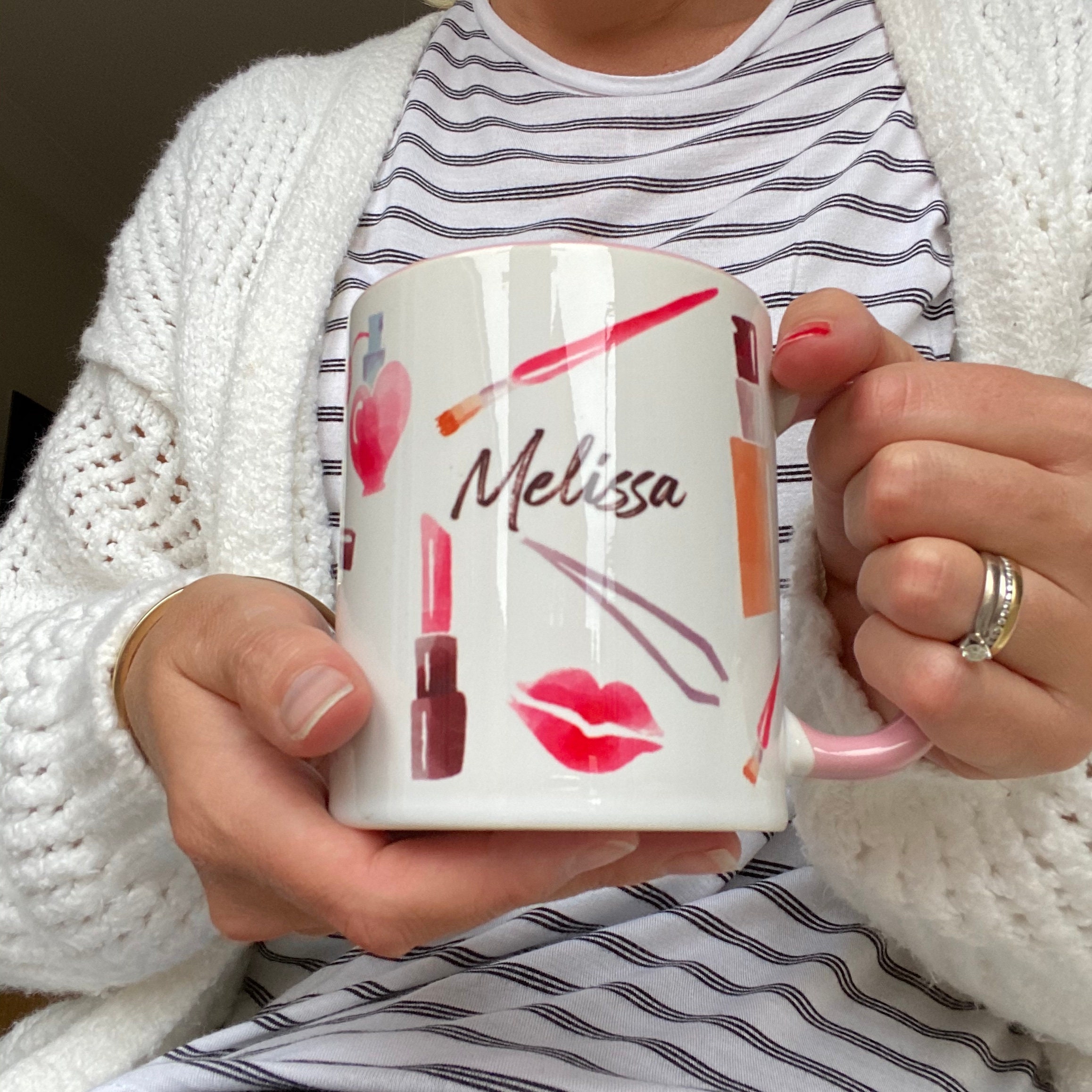 Personalised Make up / Cosmetic Printed Mug for Her Gift for - Etsy UK