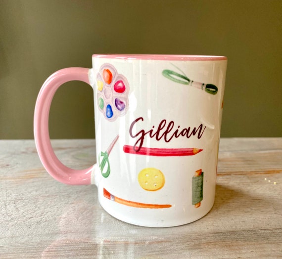 Personalised Crafter Craftaholic Mug for Her Gift for Sewing | Etsy